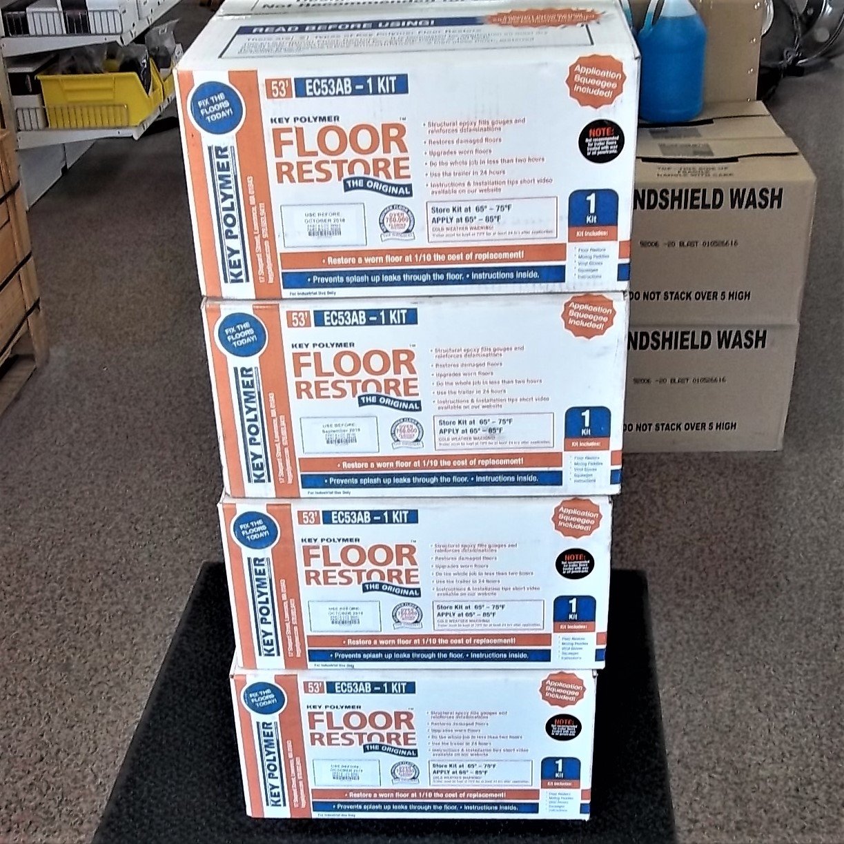 53' Floor Restore Kit EC53AB-KIT by Key Polymer | ILoca Services, Inc.