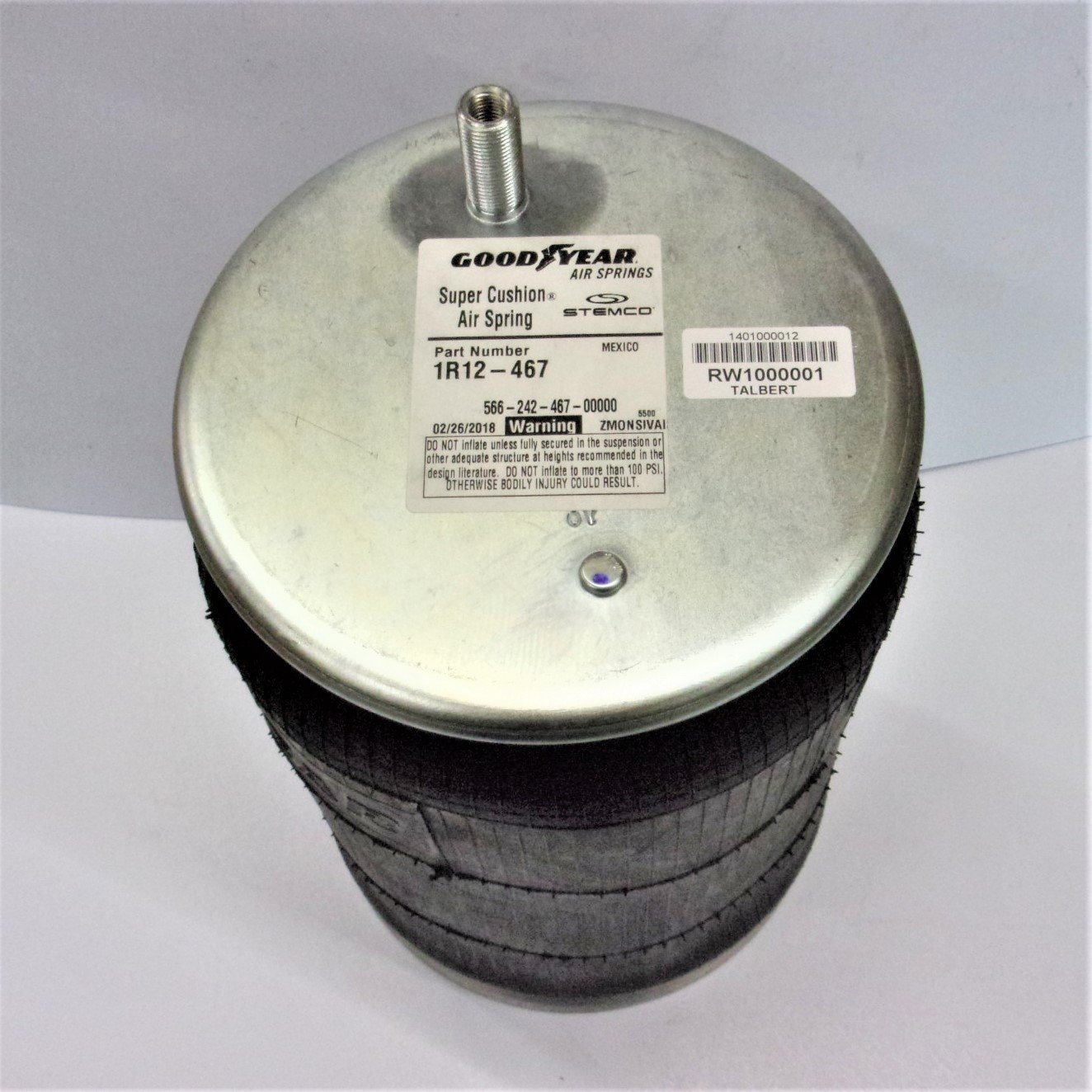 Talbert Ridewell Air Bag Spring RW1000001 | ILoca Services, Inc.