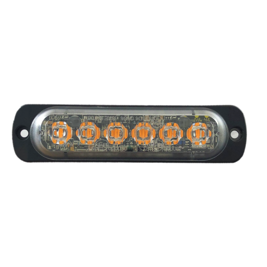 Superior Signal 6 LED Module Amber Strobe Light TSA/SYFLAT6-A - ILoca