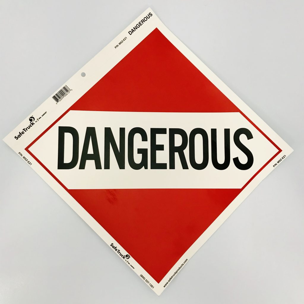 Dangerous Placard Decal by Ms. Carita MSZ-EZ1 - ILoca