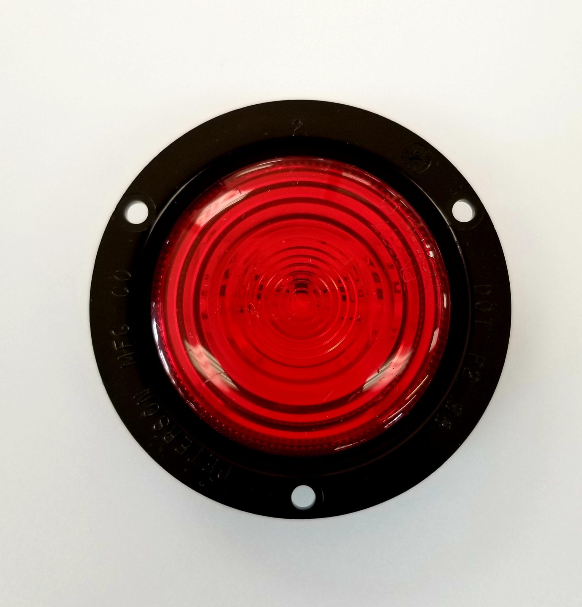 2.5" Red LED Marker/Clearance Light w/ Flange PM M197FR - ILoca