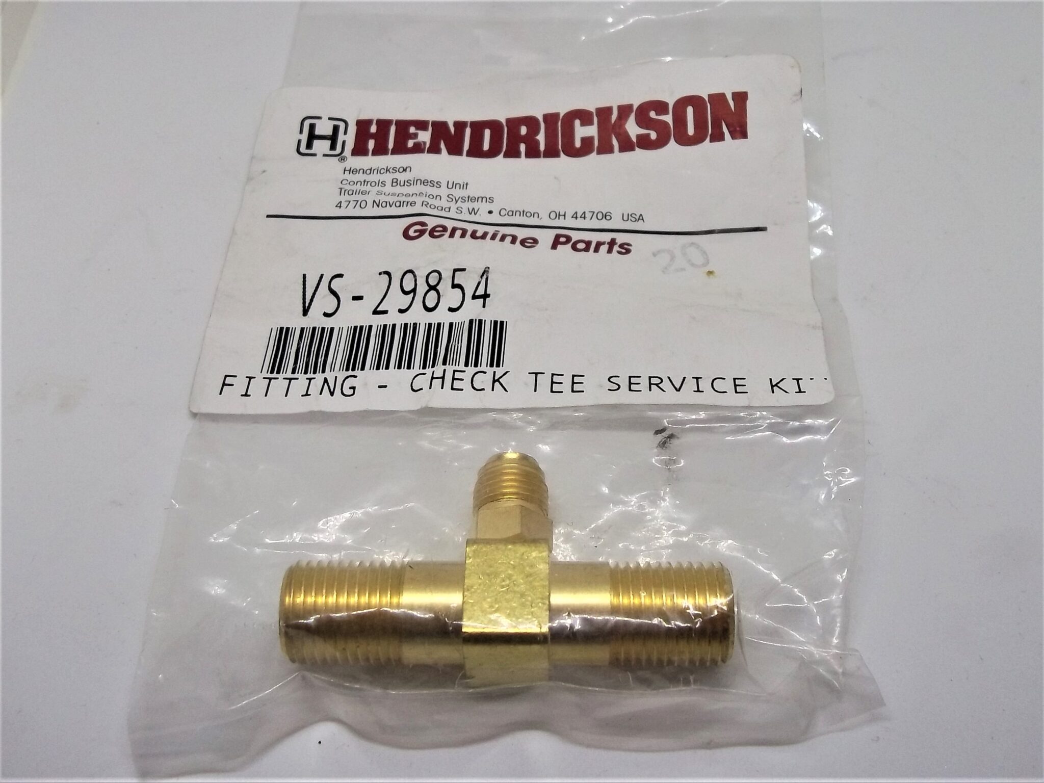 Hendrickson Tiremaax Tee Fitting VS-29854 | ILoca