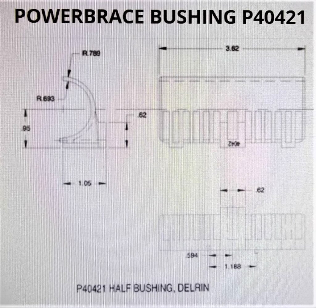Powerbrace Bushing P40421 | ILoca Services, Inc.