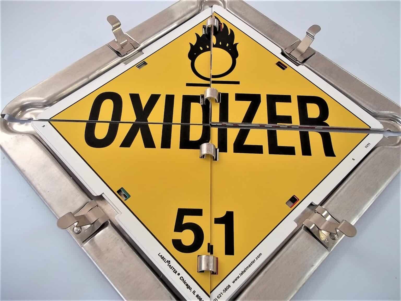 SPLIT ALUMINUM PLACARD LAB81-8SFO - ILoca