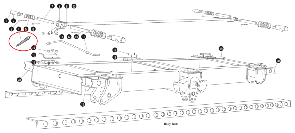 Hutchens Slider Lock Pin Spring 10in HUT 8018-02 - ILoca