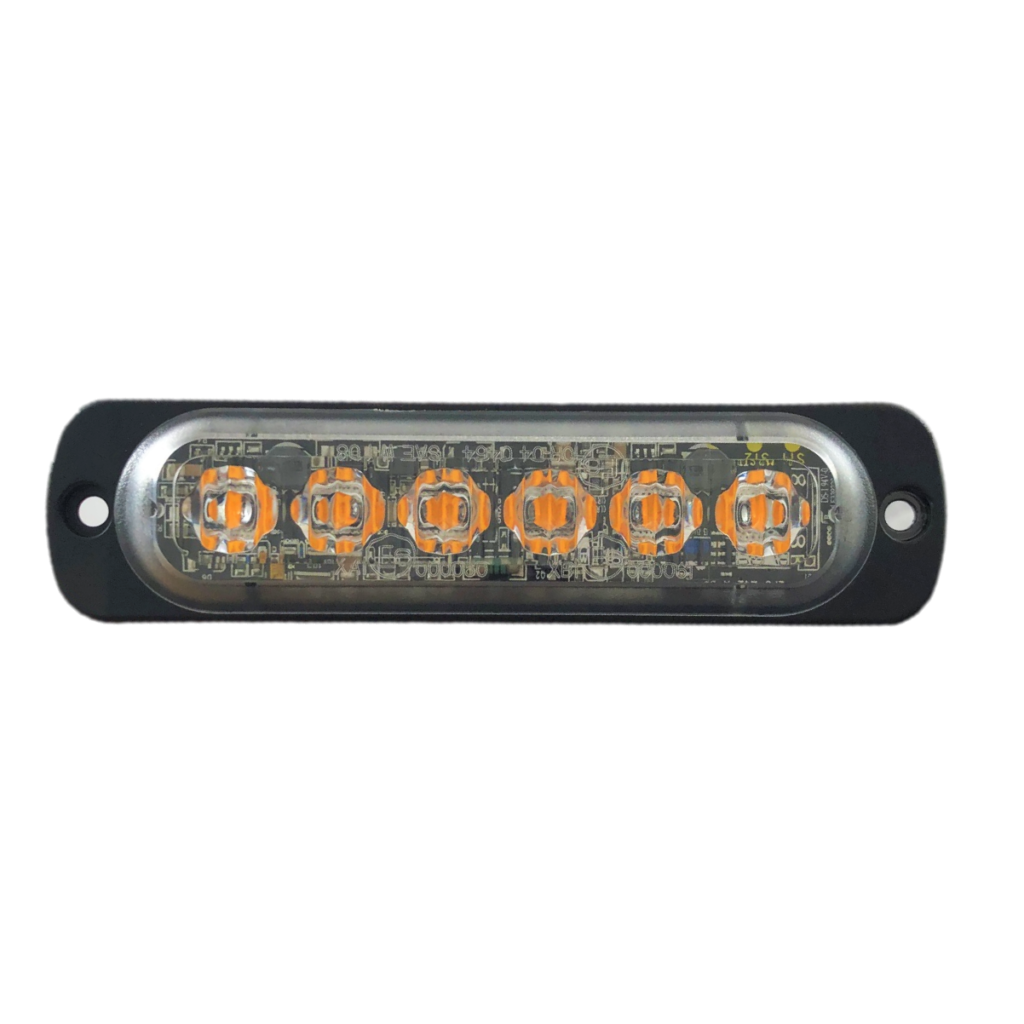 Superior Signal 6 LED Module Amber Strobe Light TSA/SYFLAT6-A - ILoca