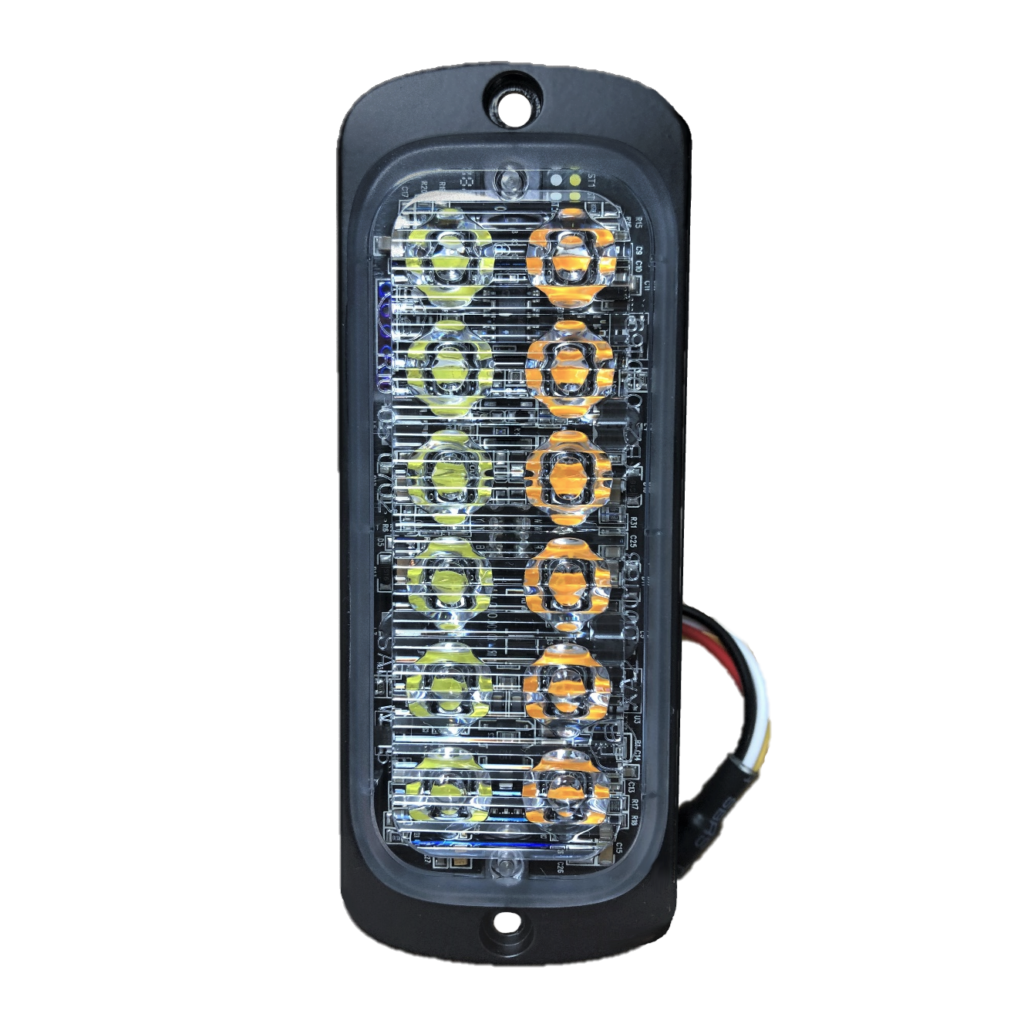 Superior Signal 12 LED Module Amber/Clear Strobe TSA/SYFLAT12-AC - ILoca