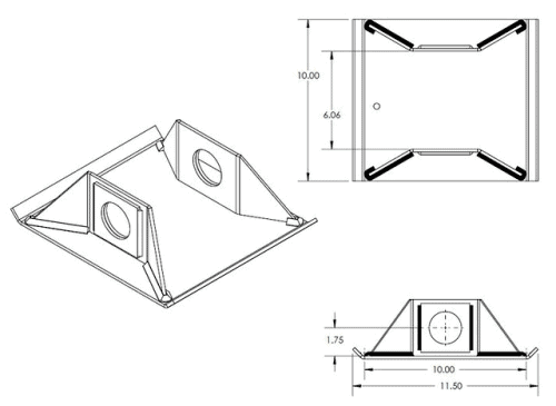 Landing Gear Low Profile Sand Shoe 101-02 - ILoca