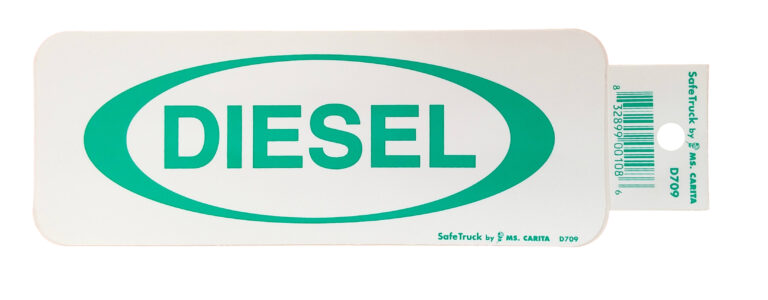 DIESEL FUEL DECAL MODEL# D709 - ILoca