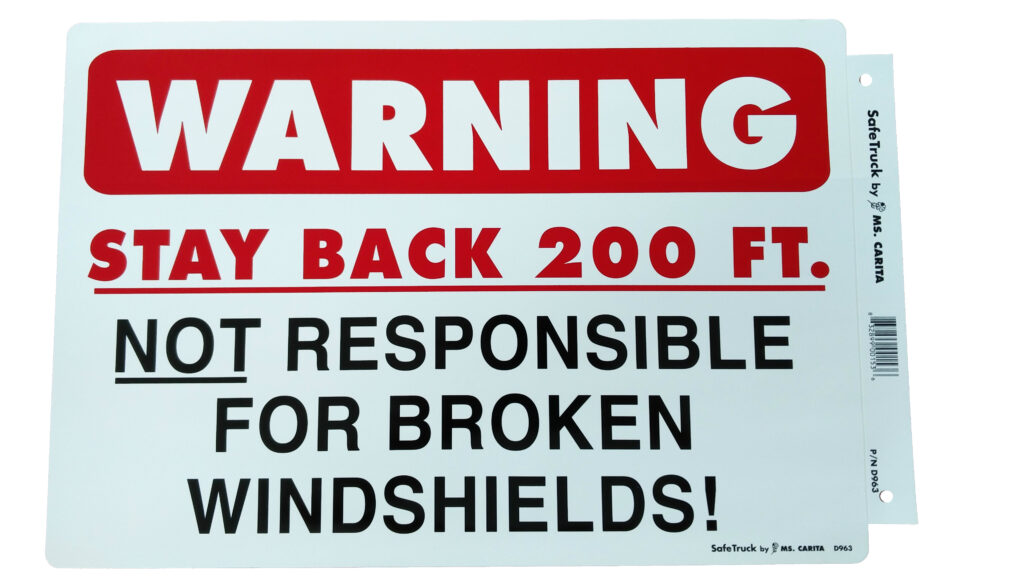 WARNING STAY BACK 200 FT. DECAL Model# D963 - ILoca