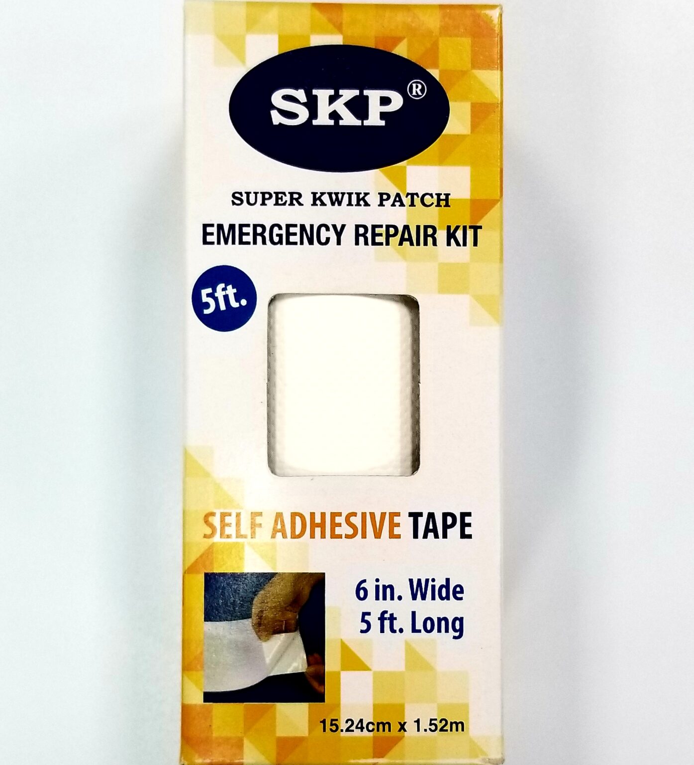 Super Kwik Patch – Emergency Repair Kit 6″ x 5′ SKP303 White - ILoca